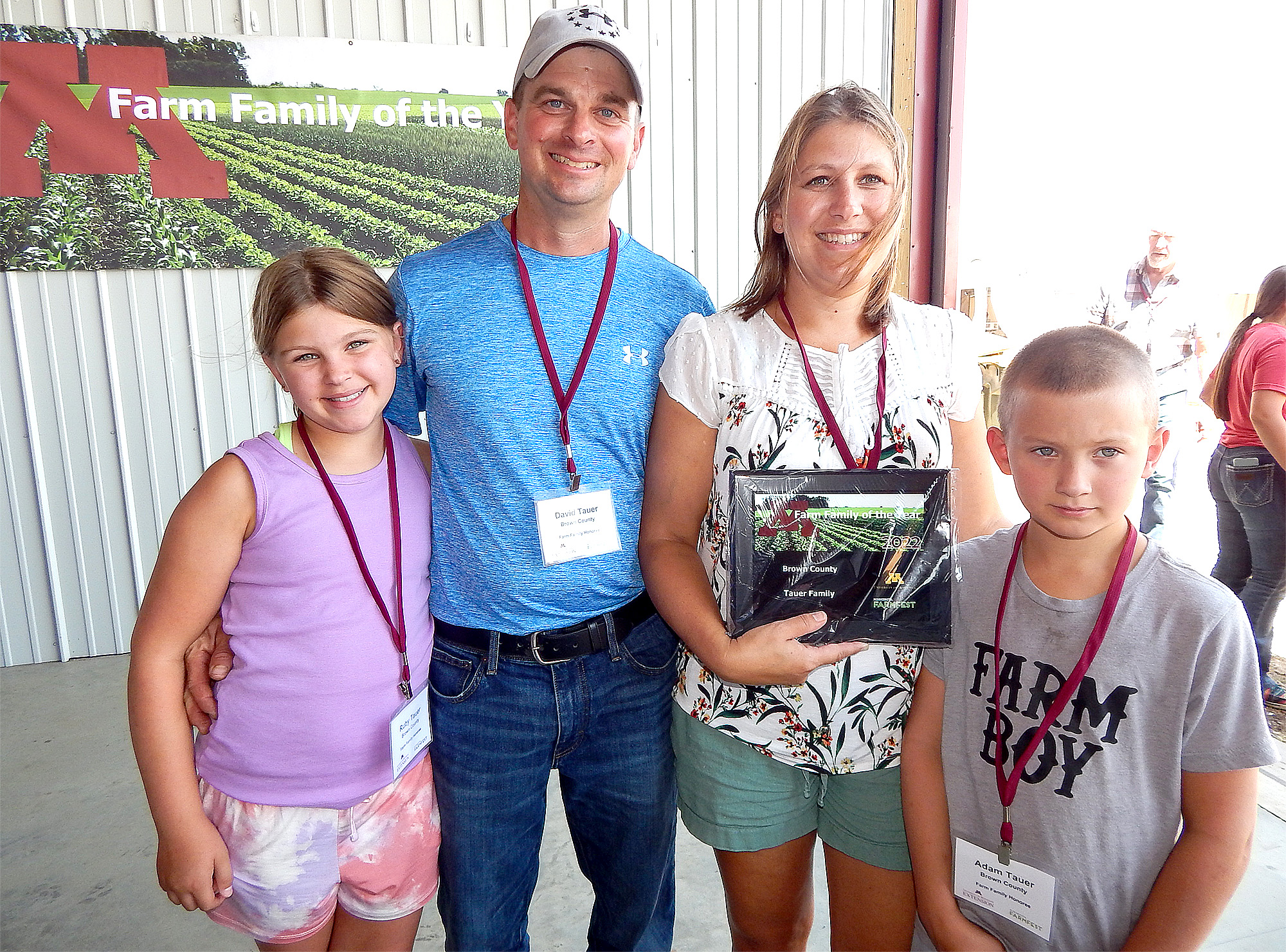 We are family: Tauers of Hanska named Brown County Farm Family of the ...